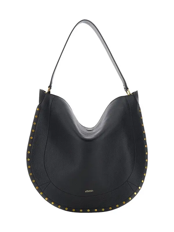 Isabel Marant Étoile Studded Leather Hobo Shoulder Bag - Multicolor