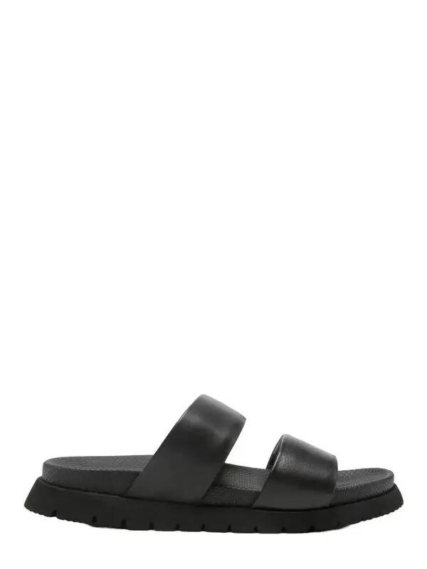 SERGIO MORETTI FIRENZE Double Strap Sandals - Black