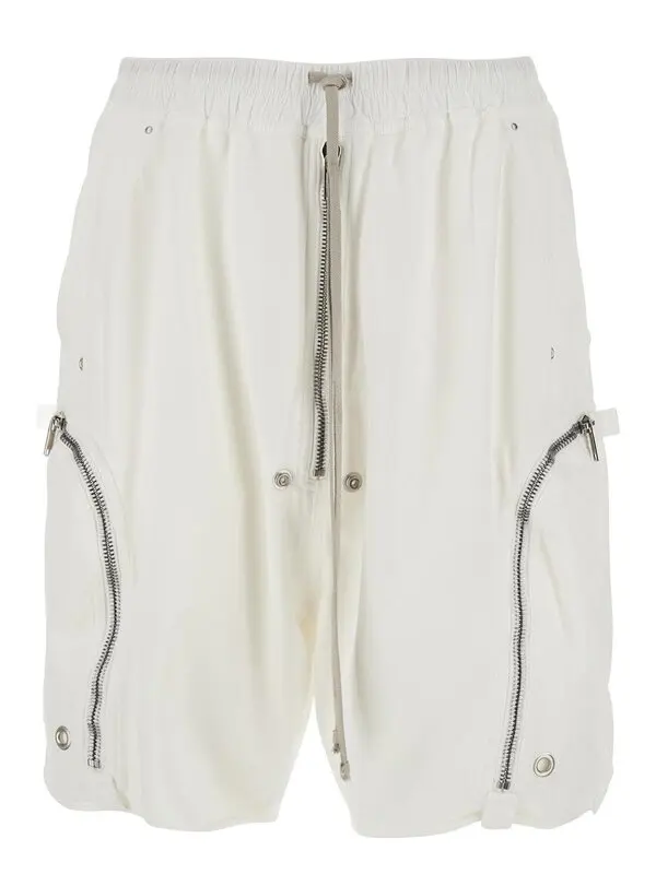 Rick Owens Bauhaus Pods Cotton Shorts - Multicolor