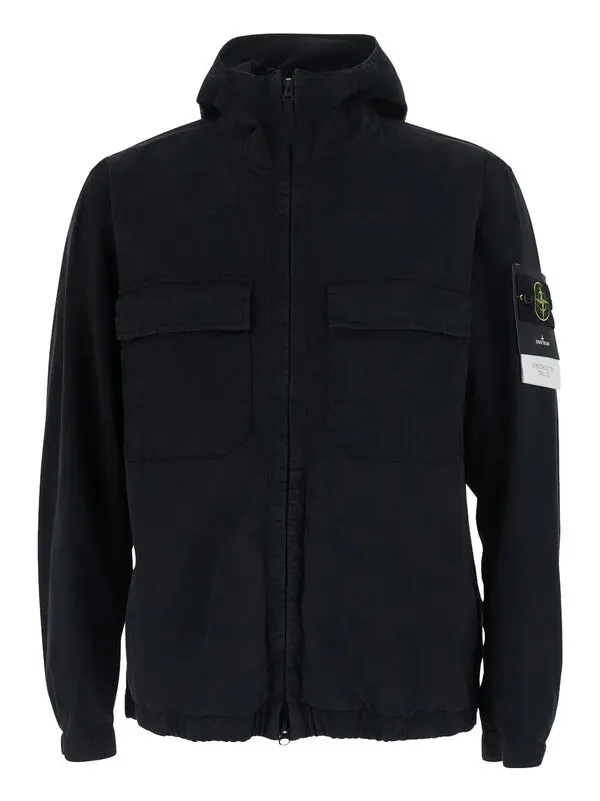 Stone Island Stretch Organic Cotton Twill Jacket - Multicolor