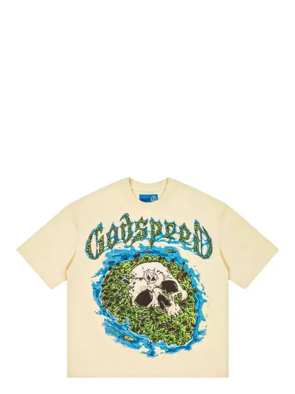 GODSPEED Skull Island Graphic-print T-shirt - Neutrals