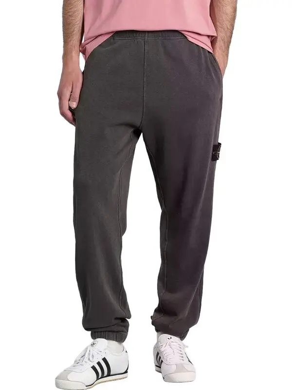Stone Island Malfilé Cotton Track Pants - Grey
