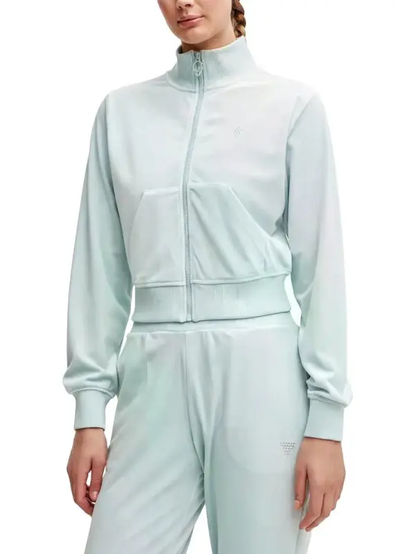 Guess Zip-up Sweatshirt - Blue
