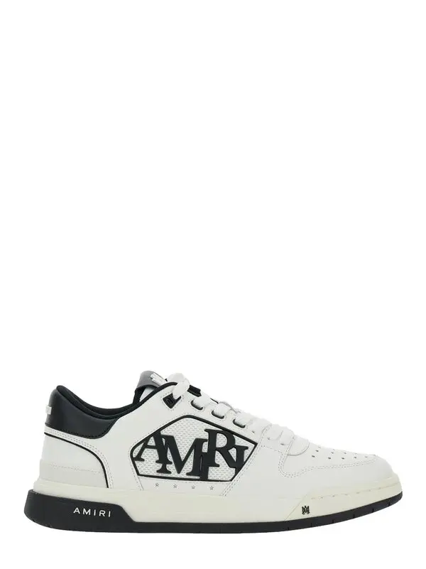 Amiri Low Top Sneakers With Side Logo Patch And Contrasting Heel - Multicolor