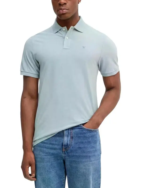 HACKETT LONDON Button Polo Shirt - Blue