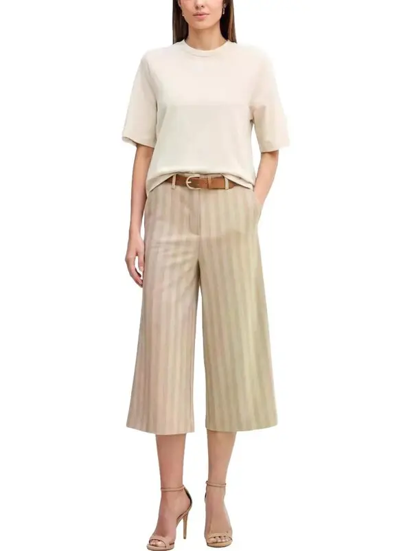 Sisley Striped Trousers - Neutrals