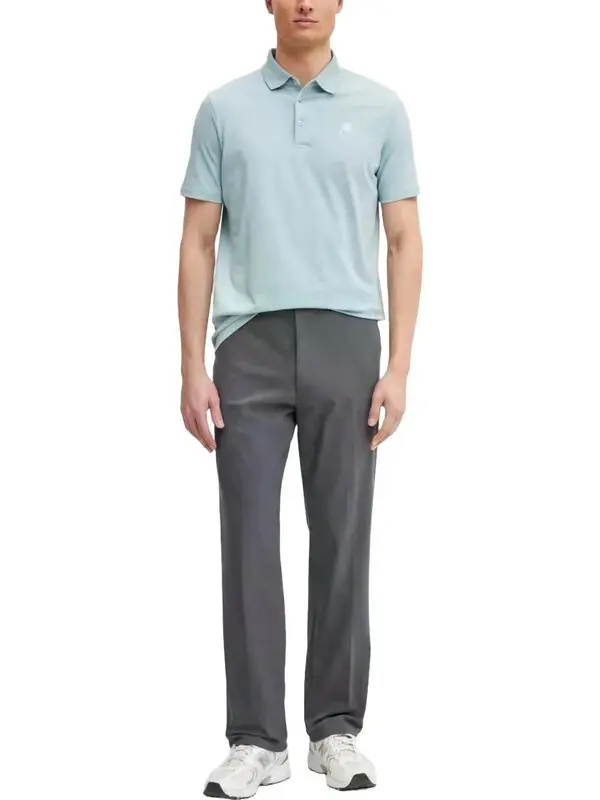 Karl Lagerfeld Short-sleeve Logo Polo Shirt - Blue