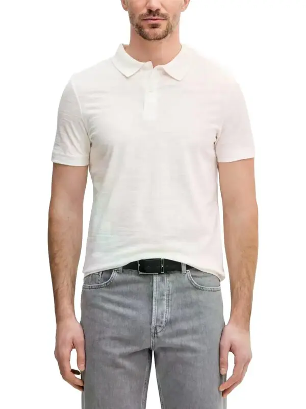 JOOP! Button-up Polo Shirt - Neutrals