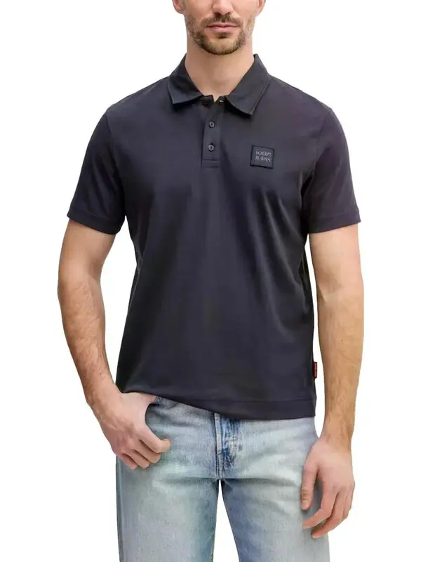 JOOP! Logo-appliqué Polo Shirt - Blue