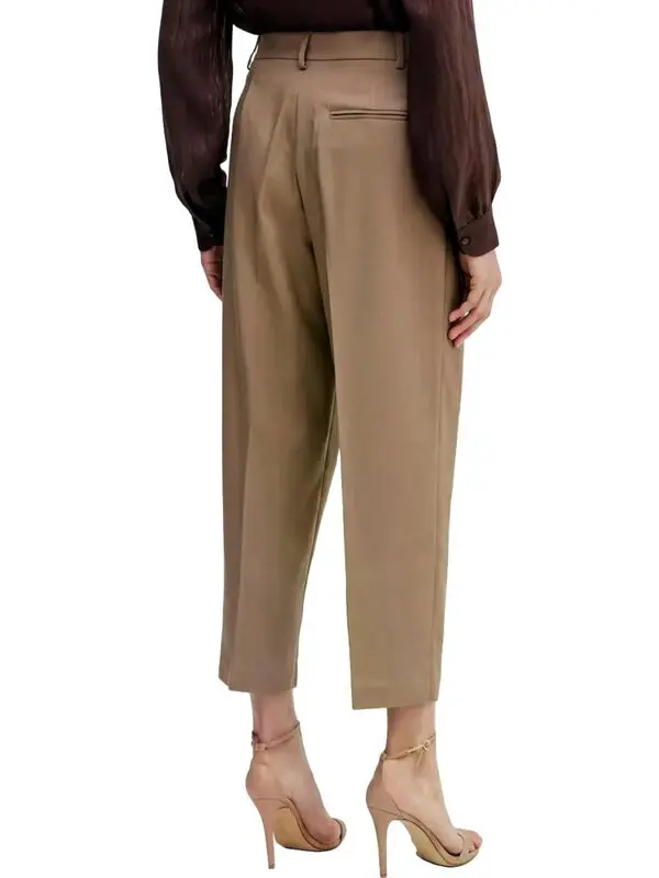 Sisley Pleated Trousers - Neutrals