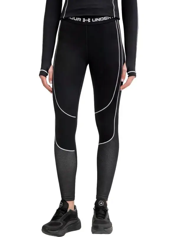 Under Armour Coldgear Logo-waistband Leggings - Black