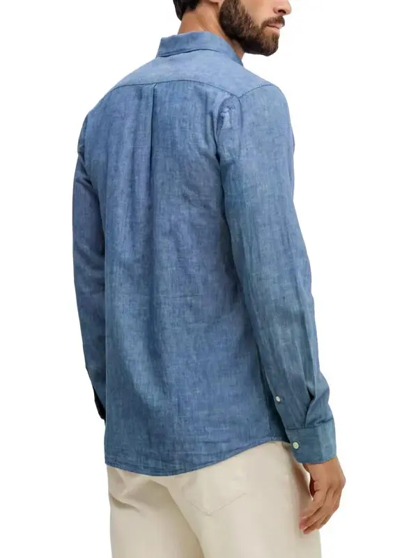 LINDBERGH Patch-pocket Shirt - Blue