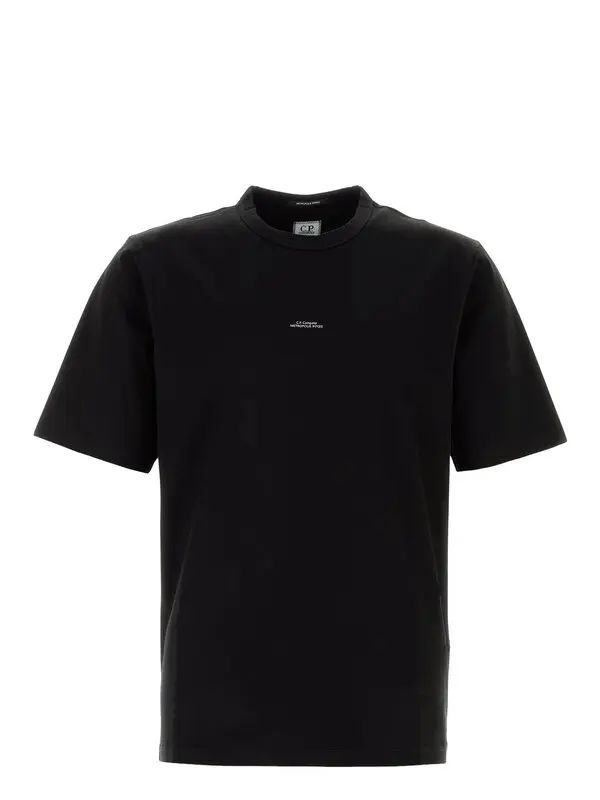 C.P. COMPANY Cotton T-shirt - Black