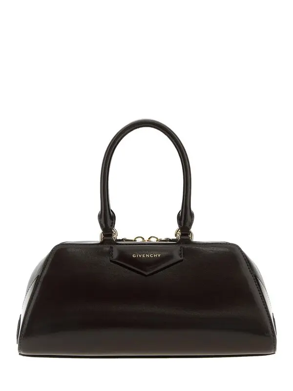 Givenchy Chocolate Leather Small Antigona Handbag - Brown