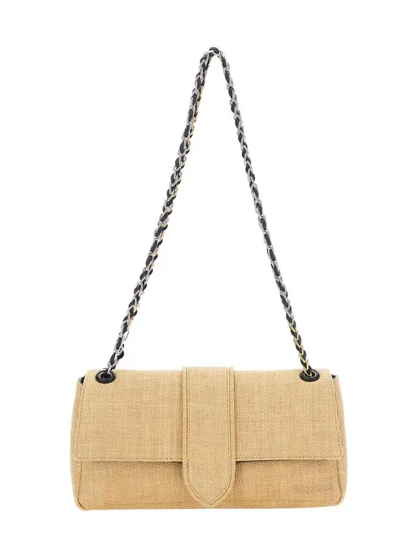 Jacquemus Le Bambino Chaine Raffia Effect Shoulder Bag - Multicolor