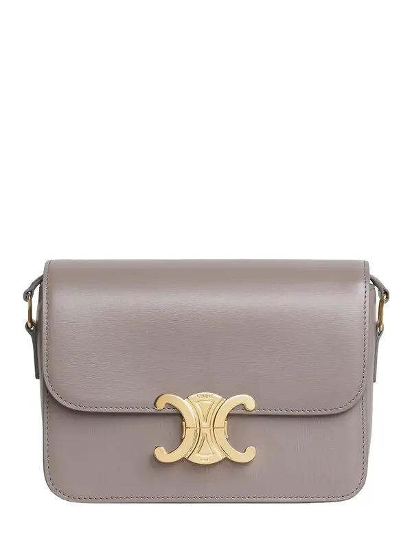 Celine Teen Triomphe Leather Crossbody Bag - Multicolor