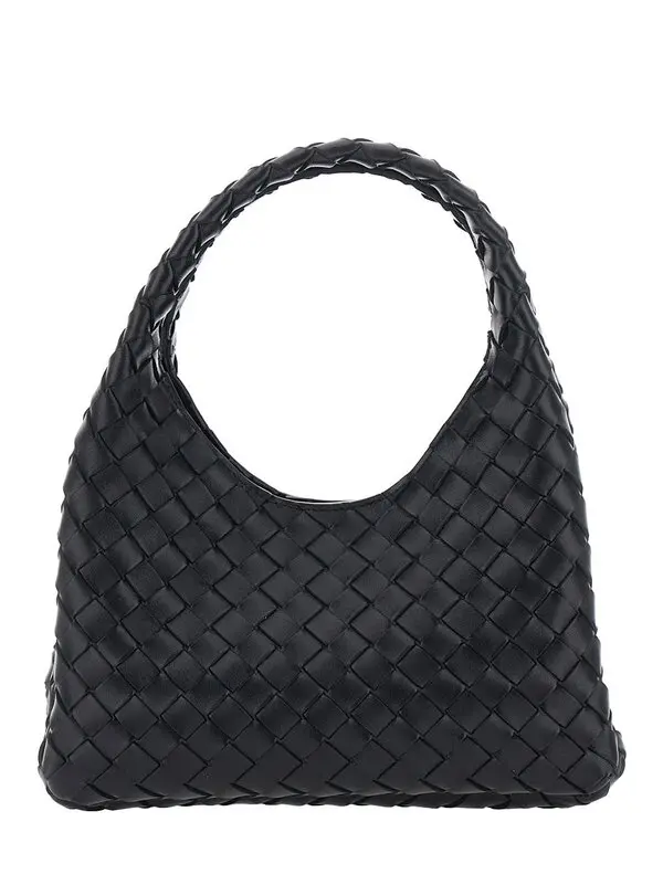 Bottega Veneta Small Campana Shoulder Bag - Black