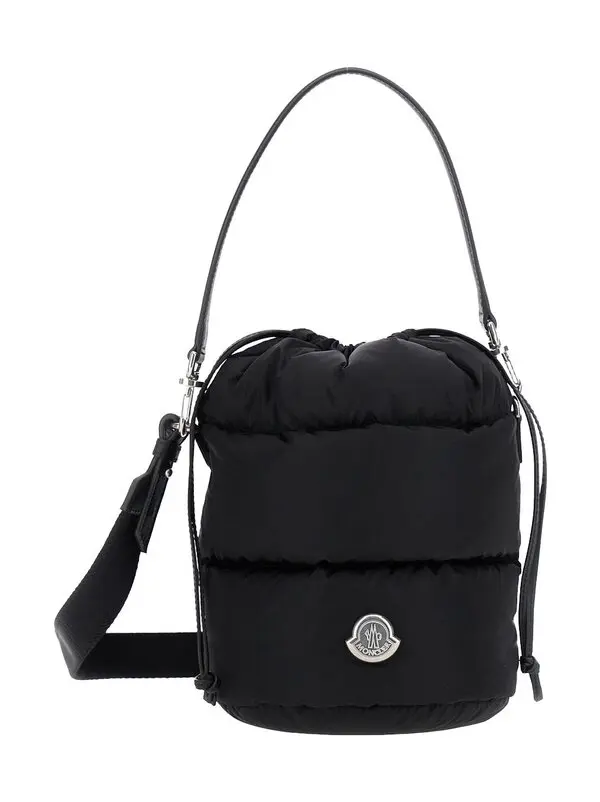 Moncler Karadoc Padded Tech Fabric Handbag With Drawstring Closure - Multicolor