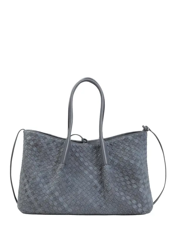 Bottega Veneta Large Pinacoteca Tote Bag - Blue