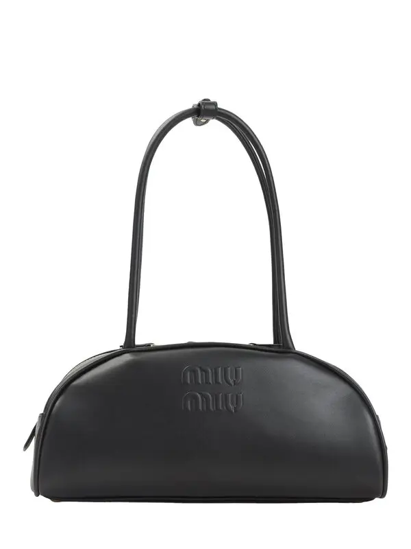 Miu Miu Medium Beau Bag In Leather - Black