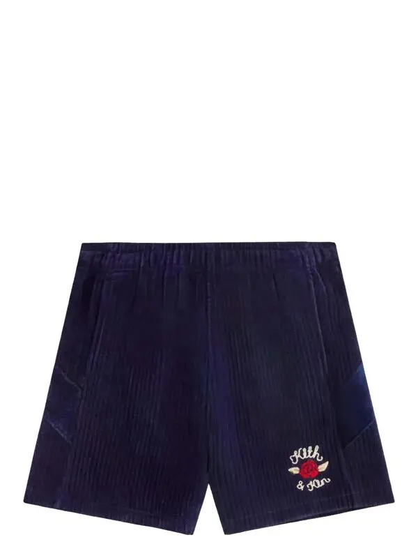 Kith Bonded Pointelle Shorts - Blue
