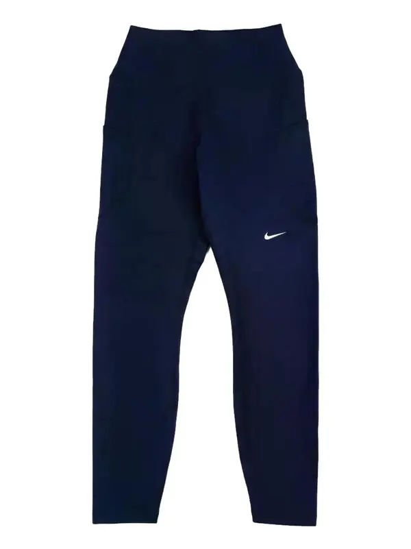 Nike Logo-print Leggings - Blue