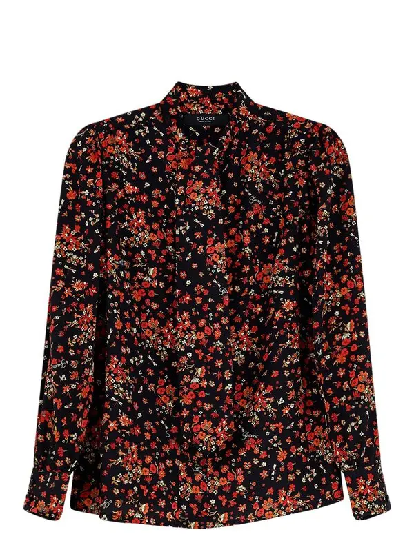 Gucci Printed Silk Shirt - Multicolor