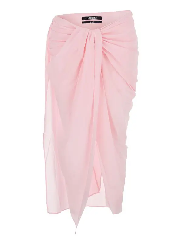 Jacquemus La Jupe Paréo Midi Skirt - Multicolor