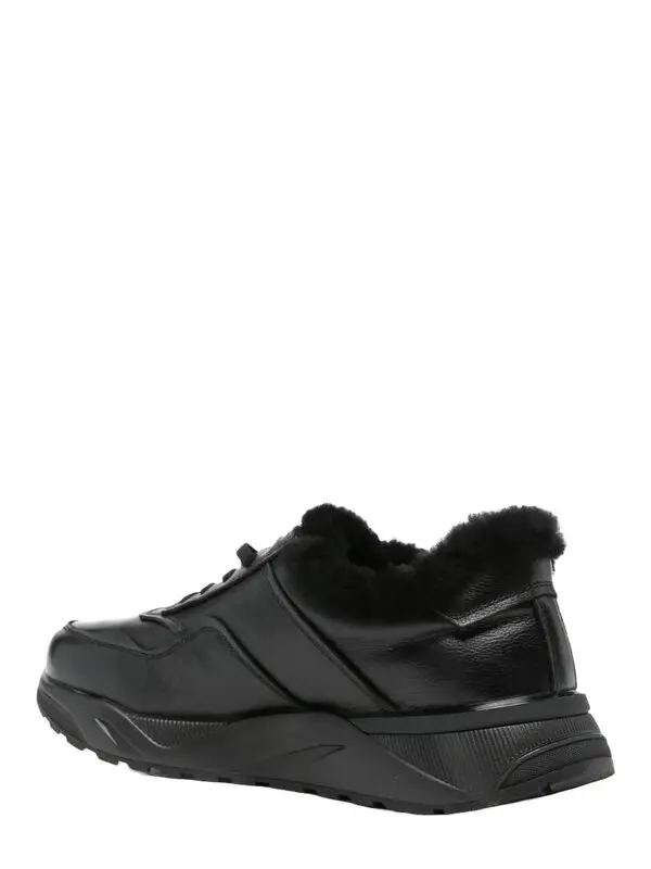 SERGIO MORETTI FIRENZE Round Toe Sneakers - Black
