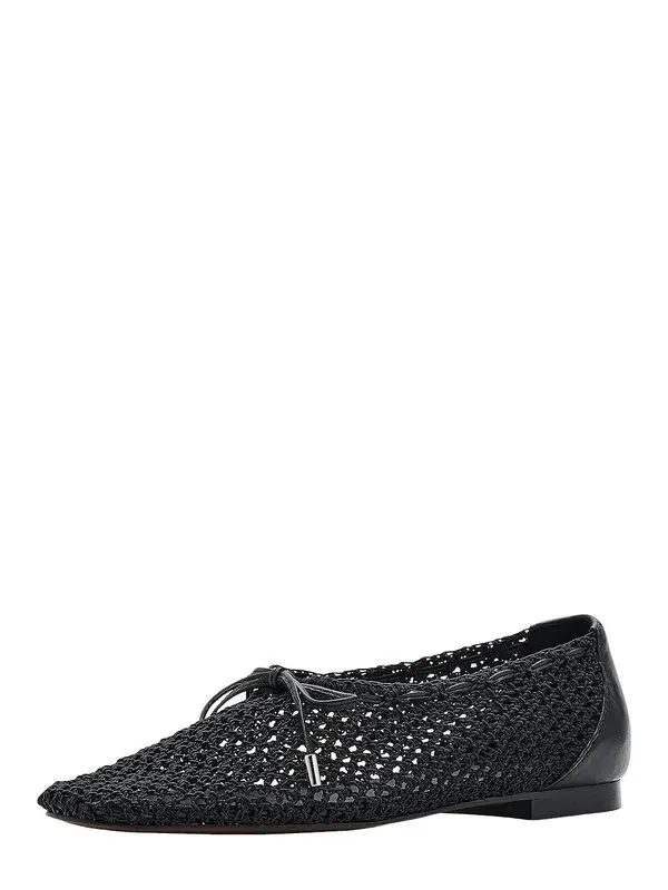 Madewell The Mylie Ballet Flat Shoes - Black