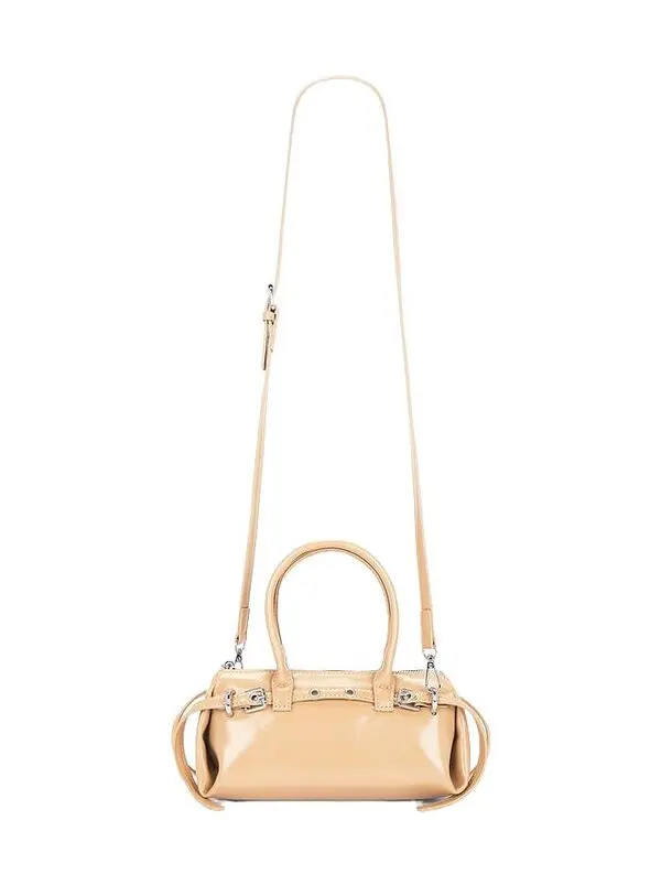 8 Other Reasons Mini Buckle Up Shoulder Bag - Camel