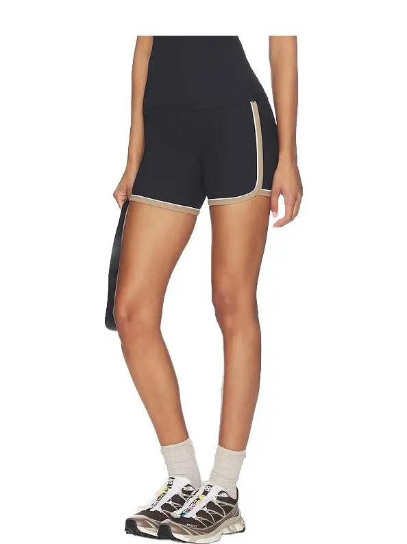 The Upside Rhythm 5-inch Spin Short - Black