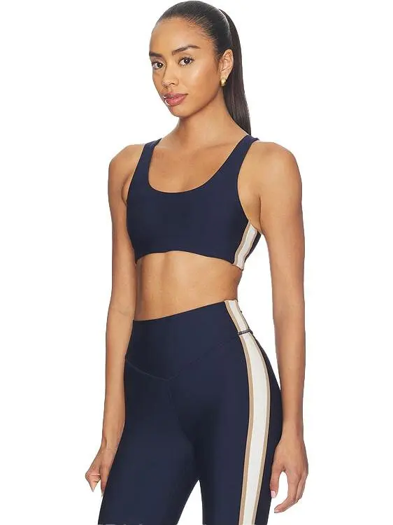 The Upside Toscan Harley Scoop Sports Bra - Navy