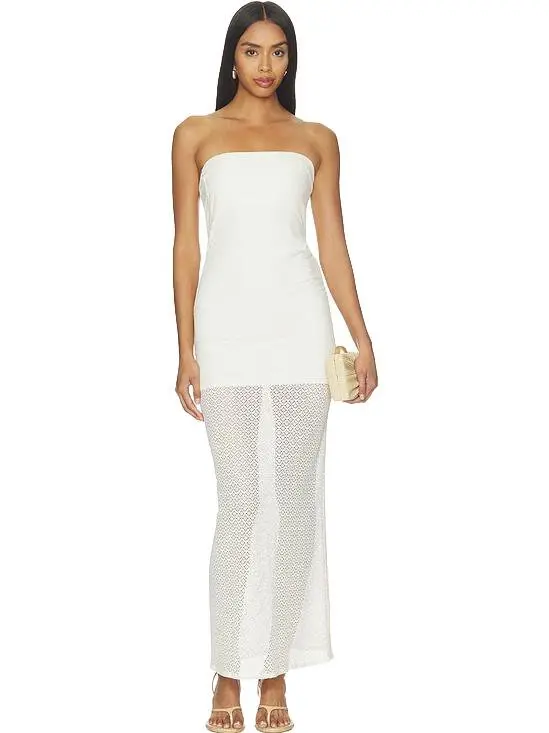 PQ SWIM Aura Maxi Dress - White