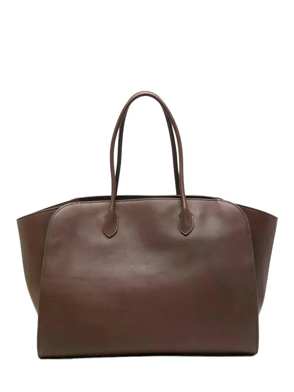 THE ROW Marlo Leather Tote Bag - Brown