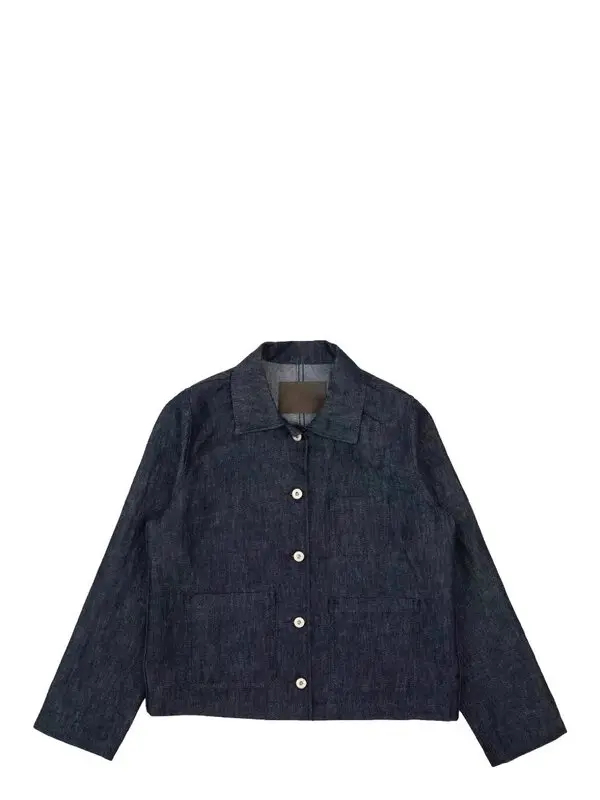 Naked & Famous Denim Gracie Button-up Jacket - Blue
