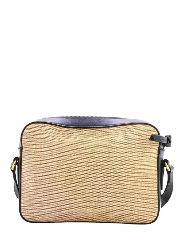 Gucci Horsebit 1955 Flap Pocket Camera Bag In Canvas And Leather - Blue