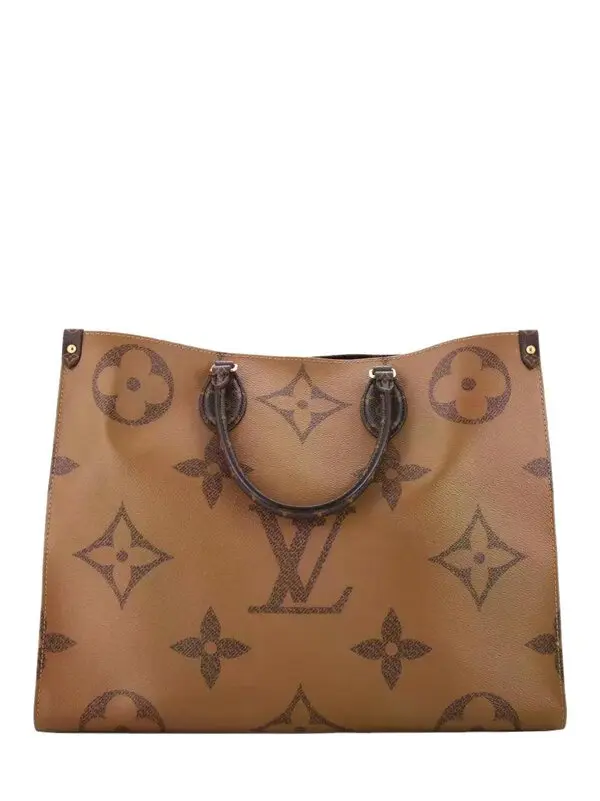 LOUIS VUITTON Onthego Reverse Monogram Giant Gm Tote Bag - Brown