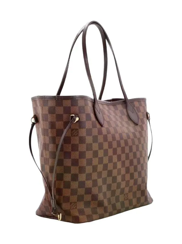 LOUIS VUITTON Damier Neverfull Mm Tote Bag - Brown