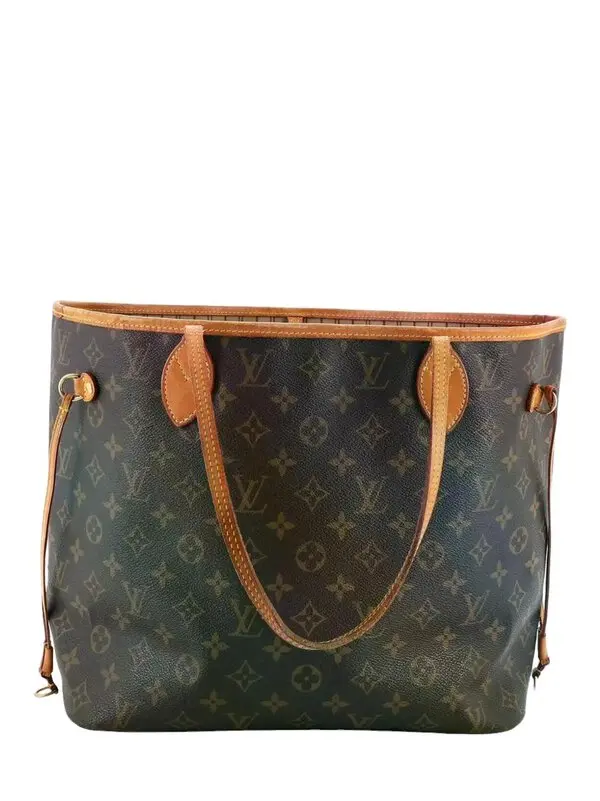 LOUIS VUITTON Monogram Canvas Mm Tote Bag - Brown