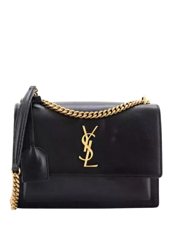 Saint Laurent Medium Sunset Bag - Black
