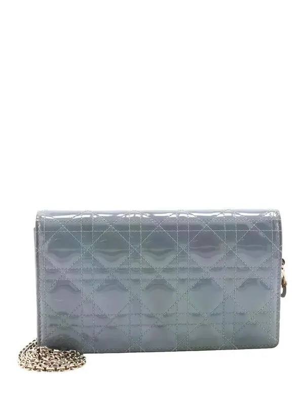Dior Lady Chain Pouch Bag - Blue