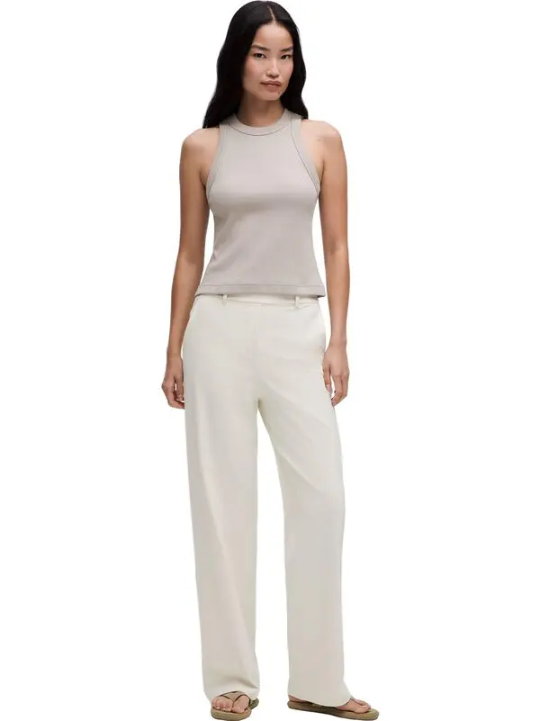Lululemon Daydrift High-rise Straight-leg Trouser - Light Ivory