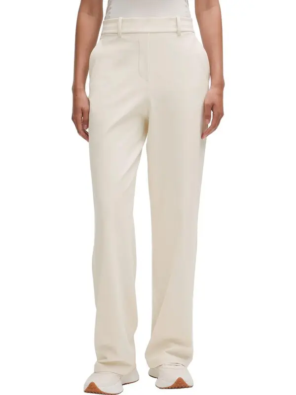 Lululemon Daydrift High-rise Straight-leg Trousers - Light Ivory
