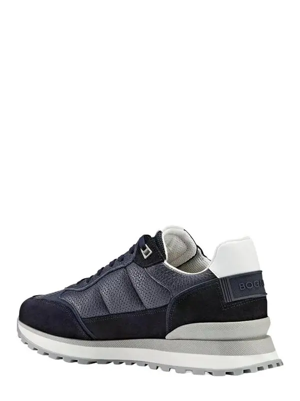 Bogner Panelled Logo Plaque Sneakers - Blue
