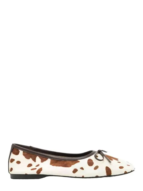 Senso Becca Vi Cow-print Ballet Flats - Neutrals