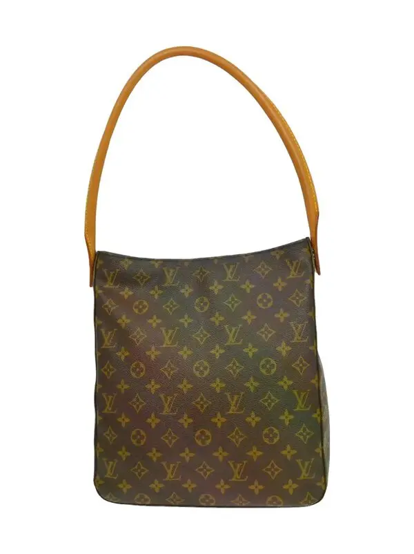 LOUIS VUITTON Monogram Canvas Looping Tote Bag - Brown