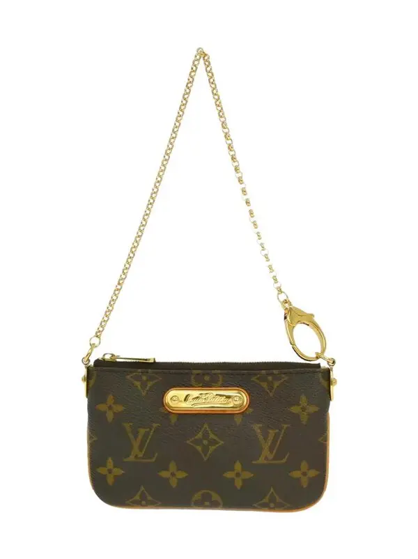 LOUIS VUITTON Monogram Milla Pm Mini Bag - Brown
