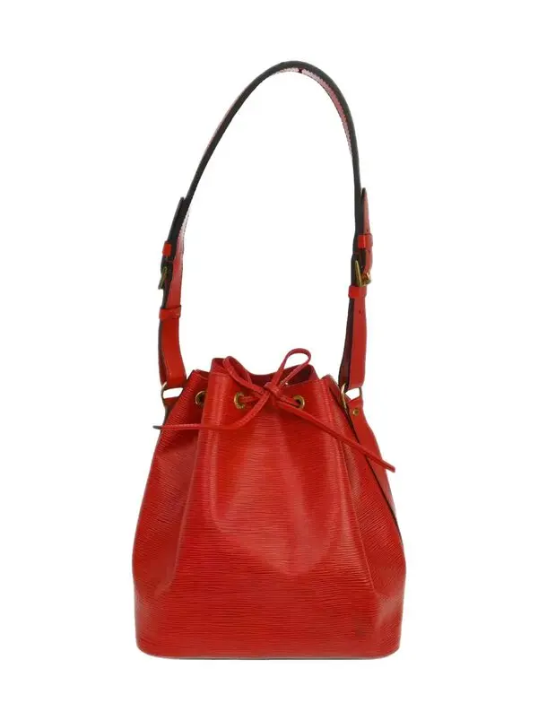 LOUIS VUITTON Petite Noé Epi Bucket Bag - Red
