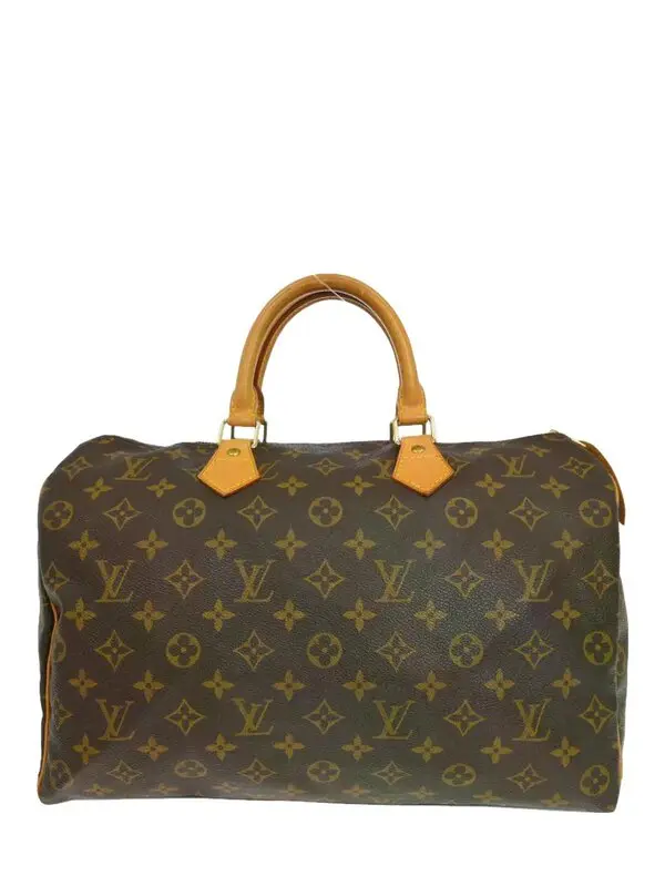 LOUIS VUITTON Speedy 35 Monogram Handbag - Brown